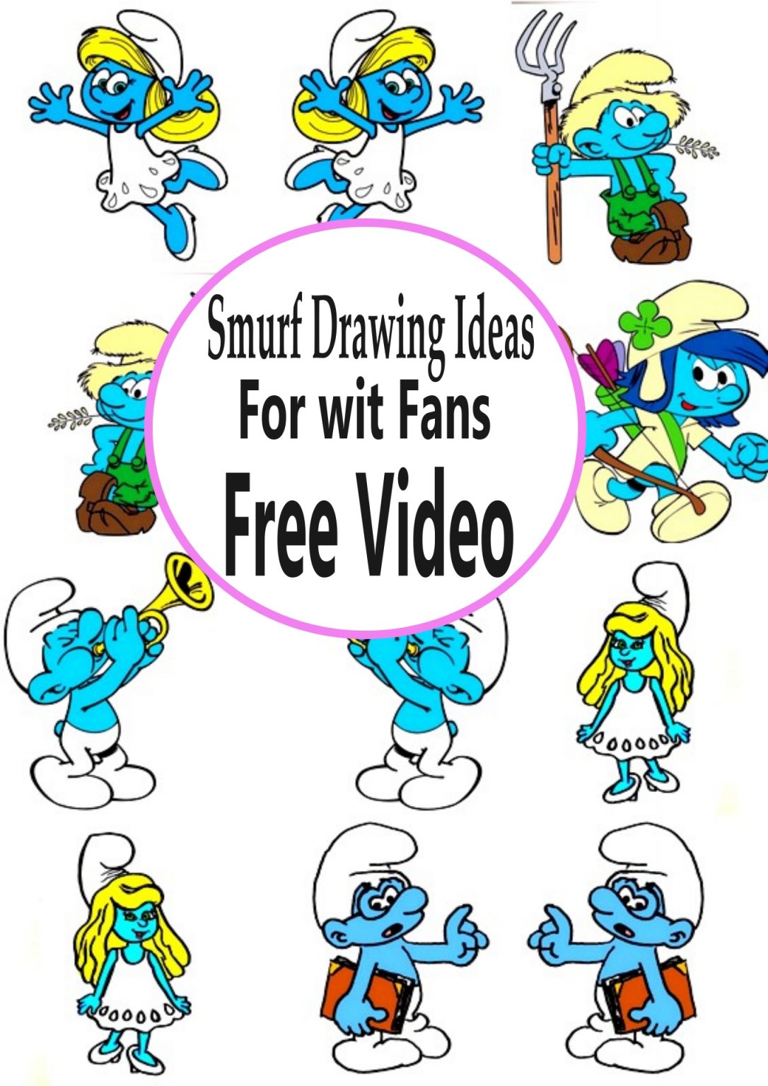 Smurf Drawing Ideas - Step by Step Guide
