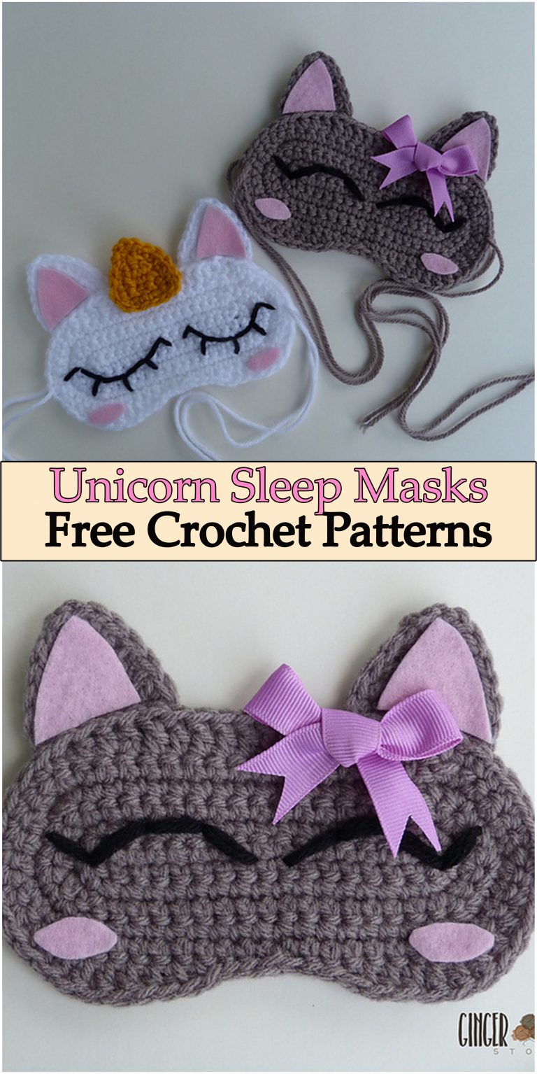 Crochet Sleep Mask Patterns