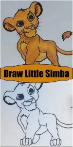 Simba Drawing Ideas