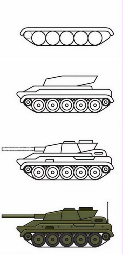 Tank Drawing Ideas