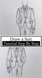 Fashion Suit Drawing Ideas