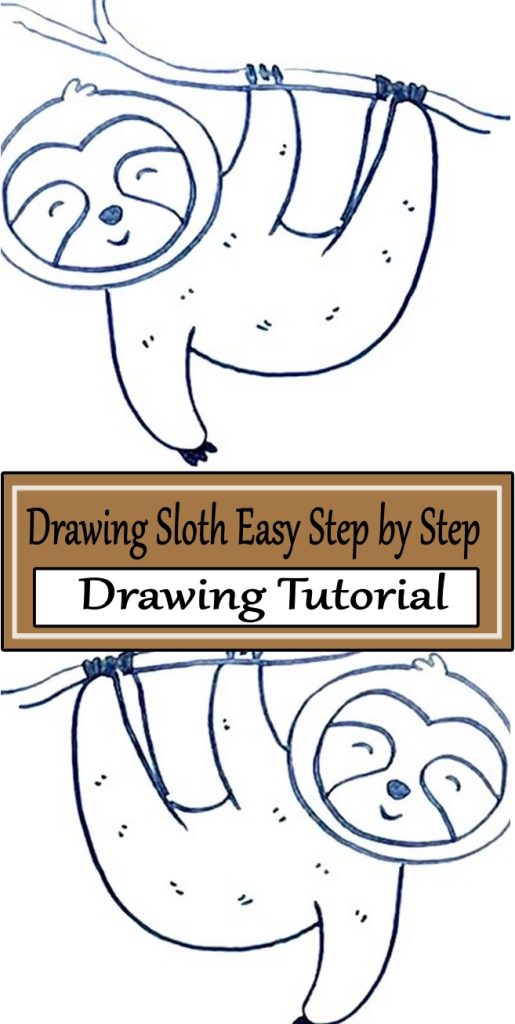 Sloth Drawing Ideas