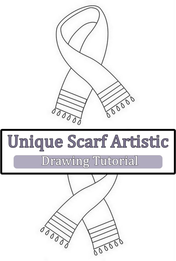 Colorful Scarf Drawing