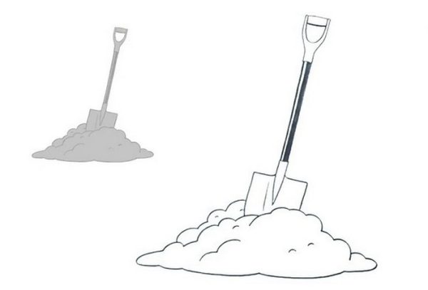 Drawing a Shovel