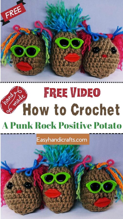 Crochet Potato Plushies