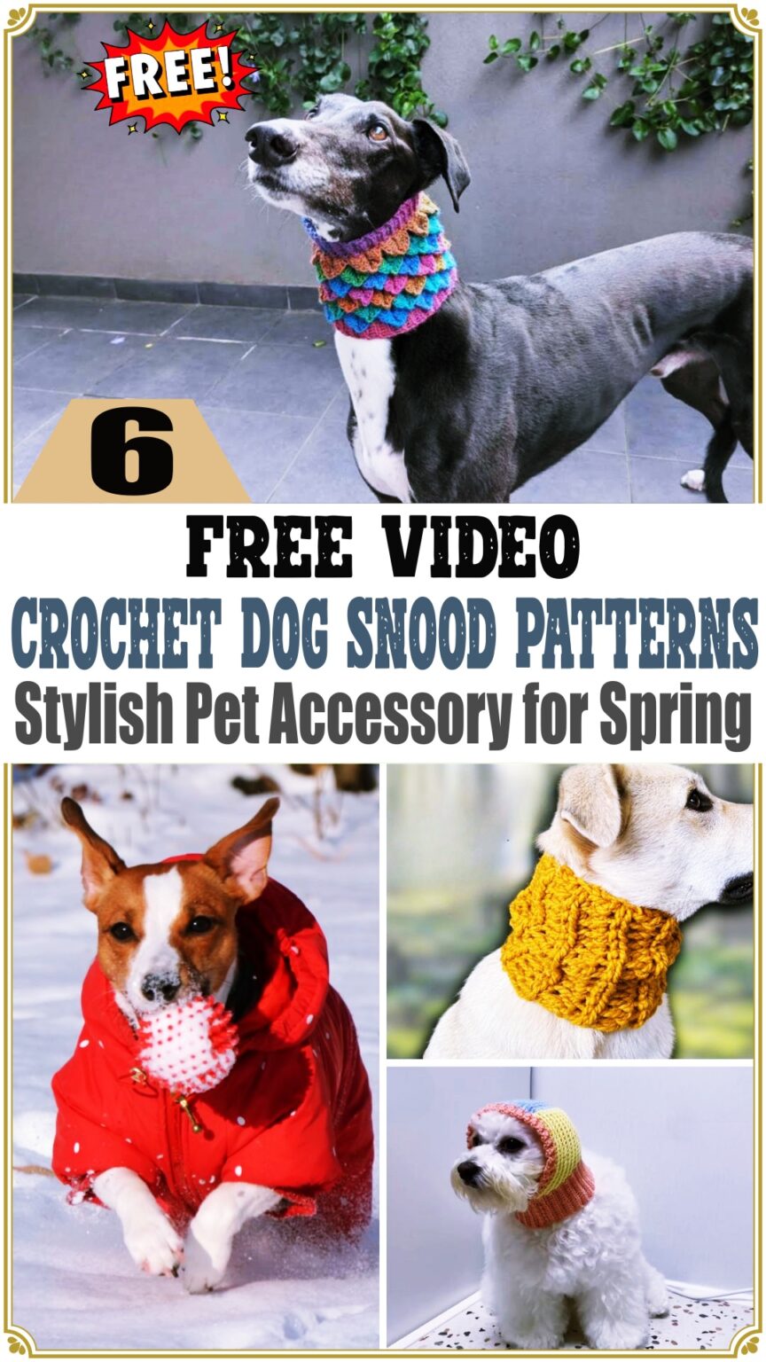 Crochet Dog Snood Patterns