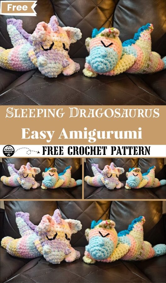 Crochet Curled Dragon Amigurumi Patterns