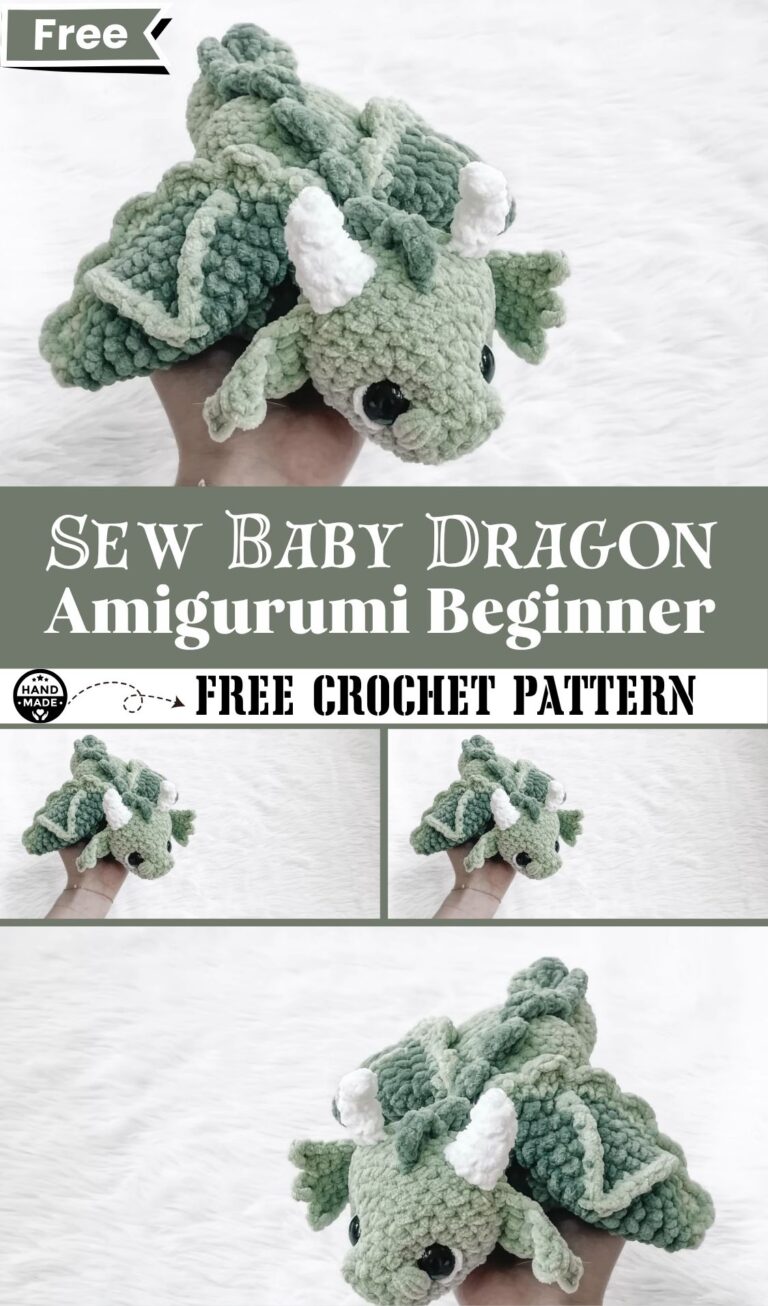 Crochet Curled Dragon Amigurumi Patterns