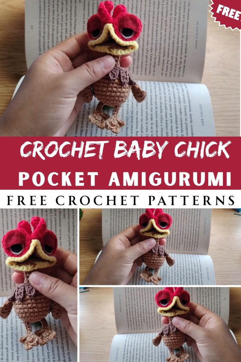 Crochet Baby Chick Pocket Pal Amigurumi
