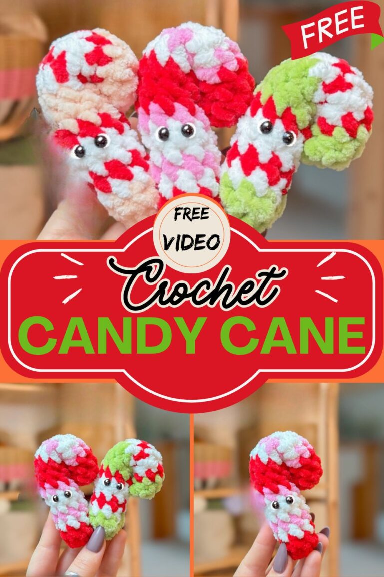 Crochet Candy Cane Pattern